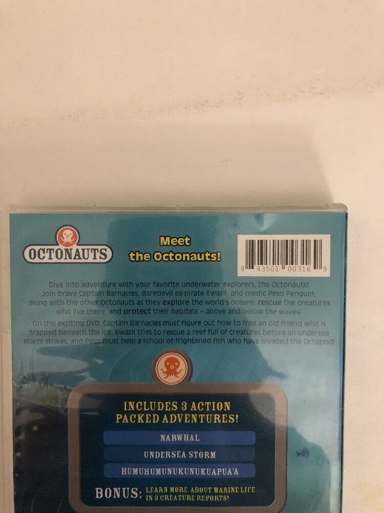the Octonauts:Meet the octonauts!(DVD 2013)TESTED-RARE VINTAGE-SHIP N ...