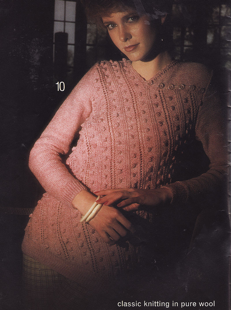 1980 Jaeger Misses Mens Hand Knit Sweater Coat Jacket Slipover Cardigan ...