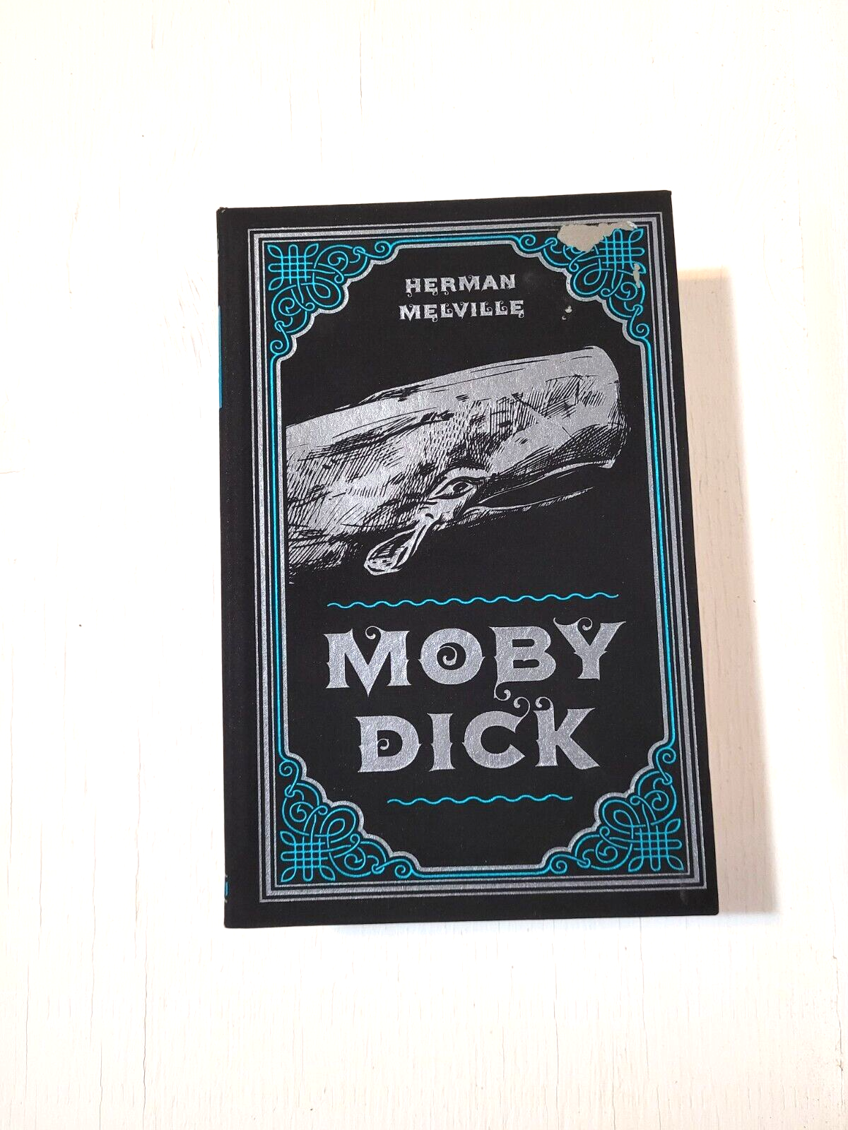 Moby Dick Herman Melville classic fiction paper mill faux cover - Books