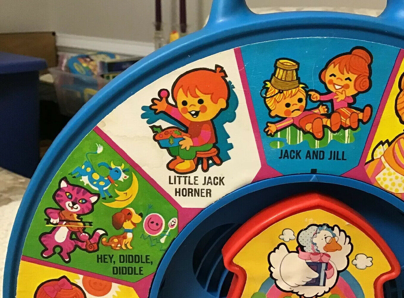 Mattel MOTHER GOOSE SAYS See 'N Say - VINTAGE 1983, Pull-String WORKS ... Mattel MOTHER GOOSE SAYS See 'N Say - VINTAGE 1983, Pull-String WORKS ...