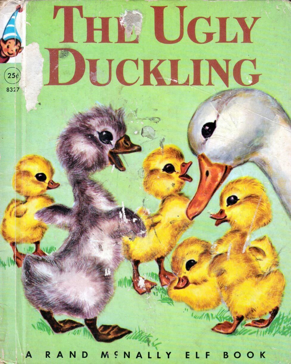 The Ugly Duckling / 1960 Rand McNally Elf Book - Books