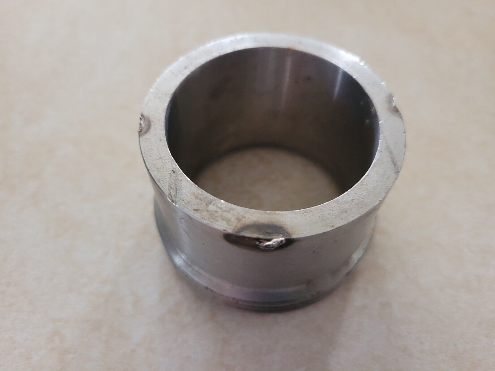 2" 304 SS Threaded Bevel Seat Weld Tri-clover Sanitary Heavy Tank ...