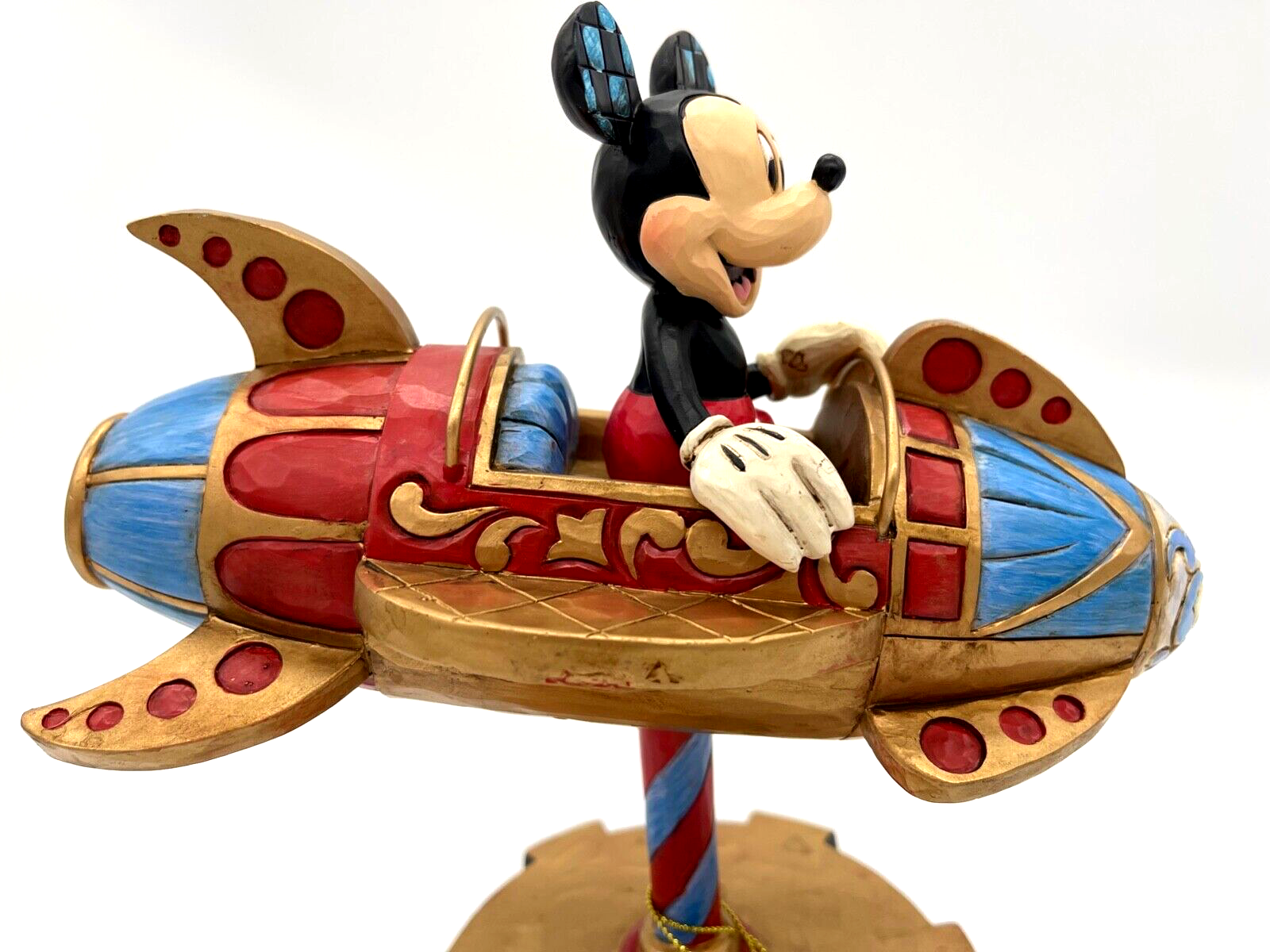 Disney Parks Jim Shore Mickey Astro Orbiter Statue WDW 50th Anniversary ...