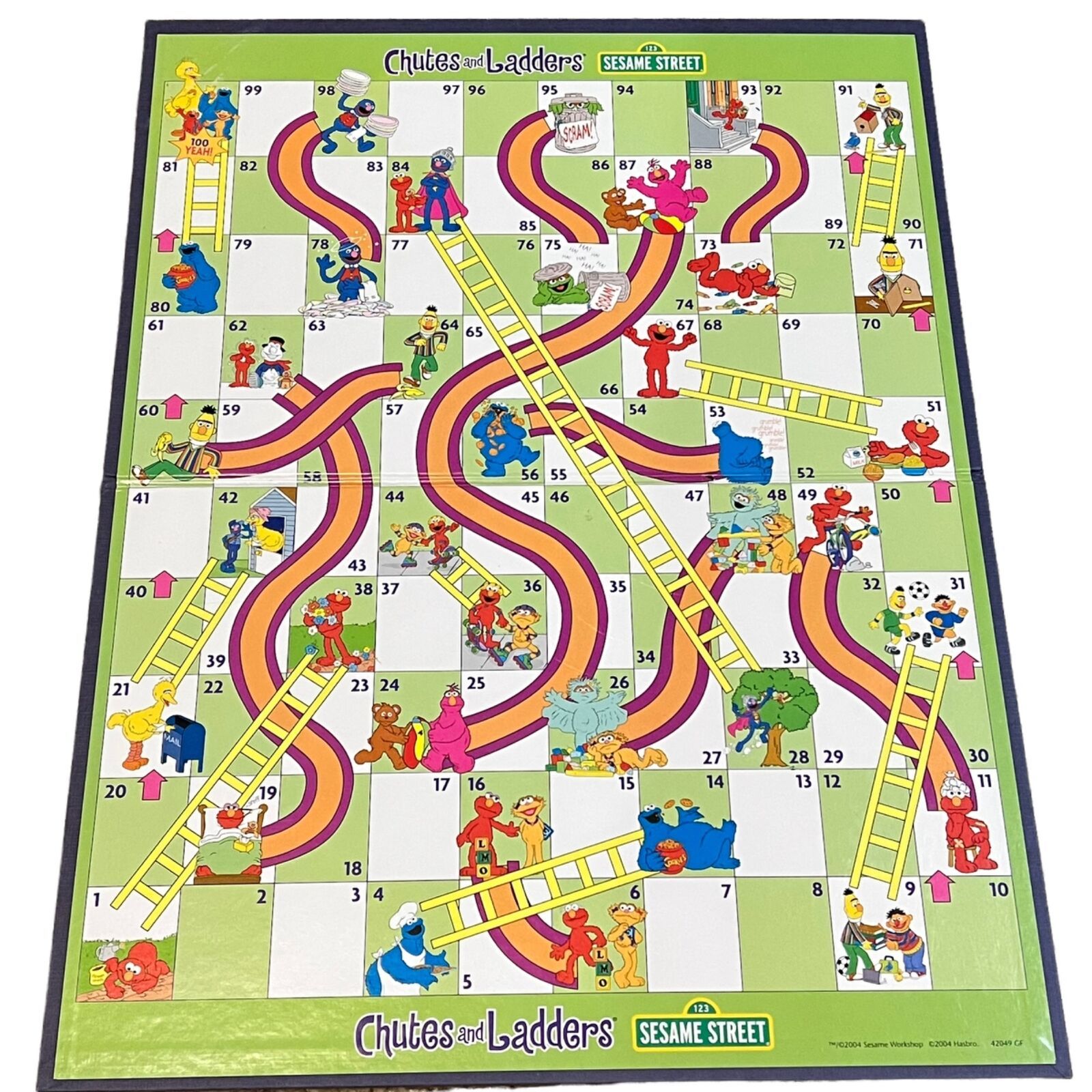 Chutes & Ladders Sesame Street Theme Board and similar items