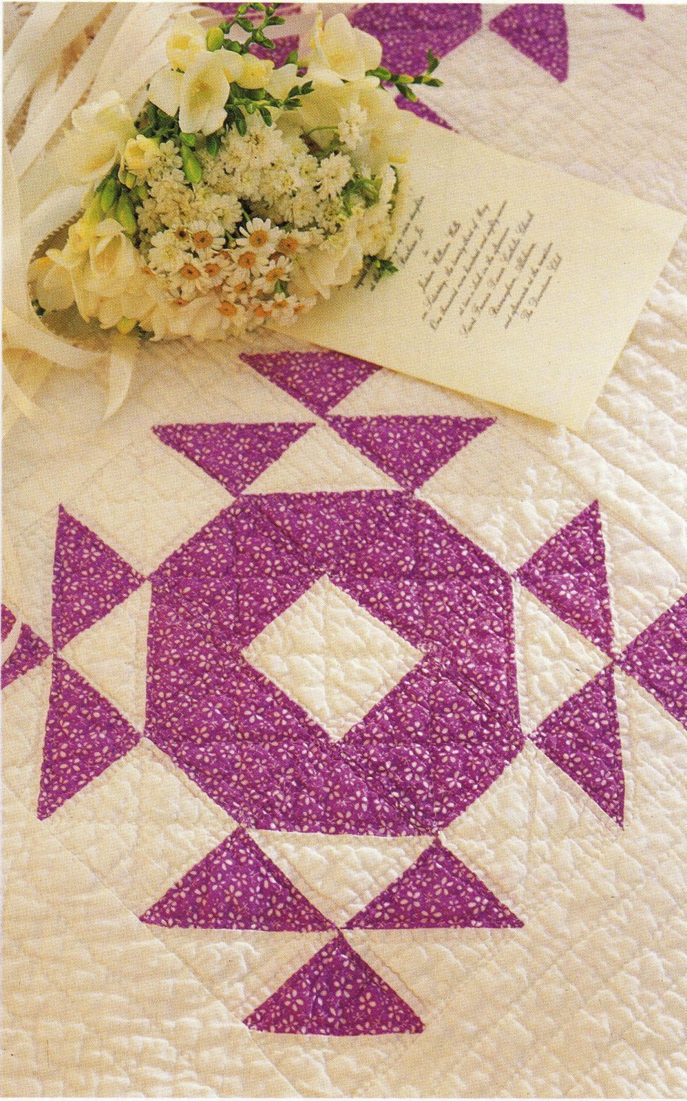 Spinning Spools Applique Wedding Ring Quilt Pattern Flexible Plastic ...