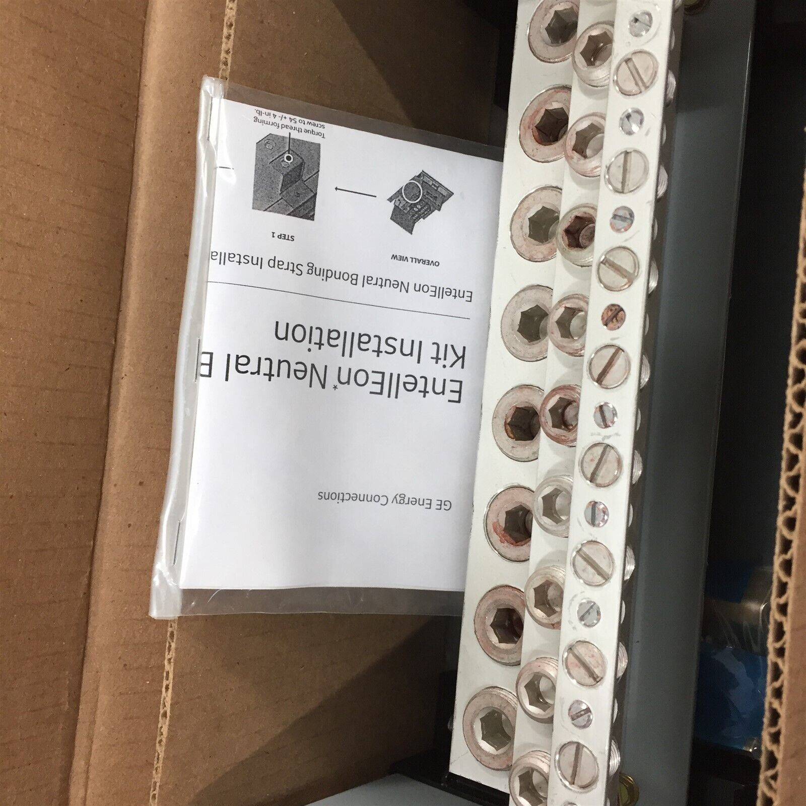 GE EntellEon Panelboard Series Neutral Kit NEU08ION - Electrical Panel ...