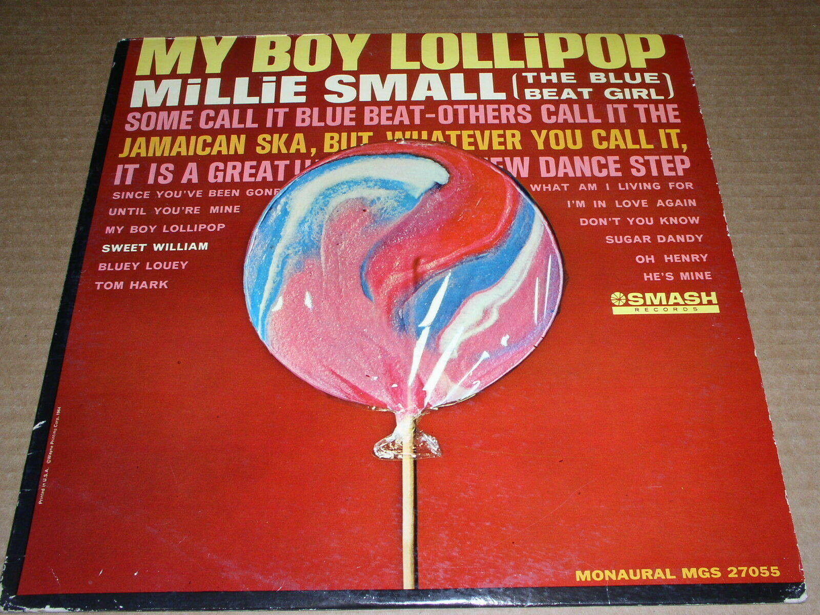 Millie Small My Boy Lollipop Record Album Vinyl Smash Label Mono ...