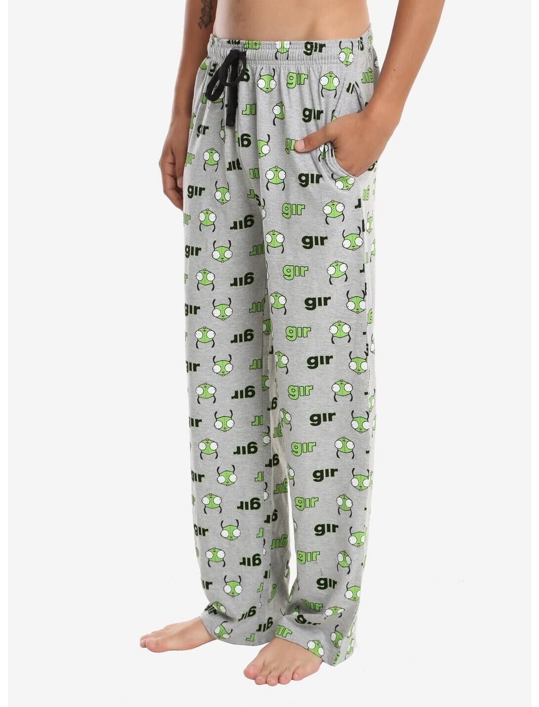 Invader Zim GIR Sleep PJ Lounge Pajama Pants Space Alien Nickelodeon ...