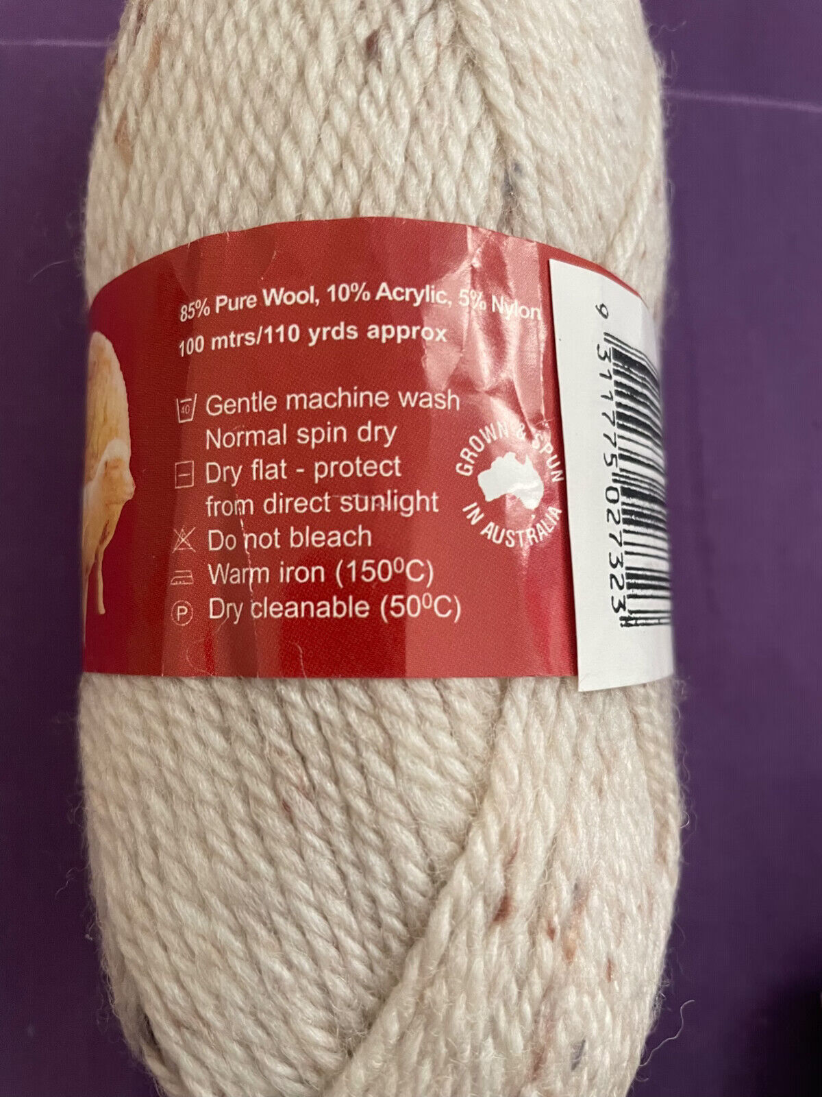 Cleckheaton Country Naturals 8 Ply DK weight Wool blend yarn color 1805 ...