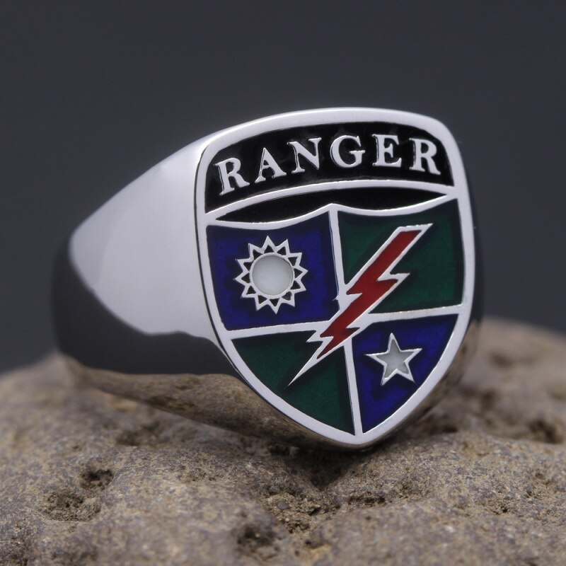 US Army Rangers Regiment 75th Military Jewelry Solid Sterling Silver ...