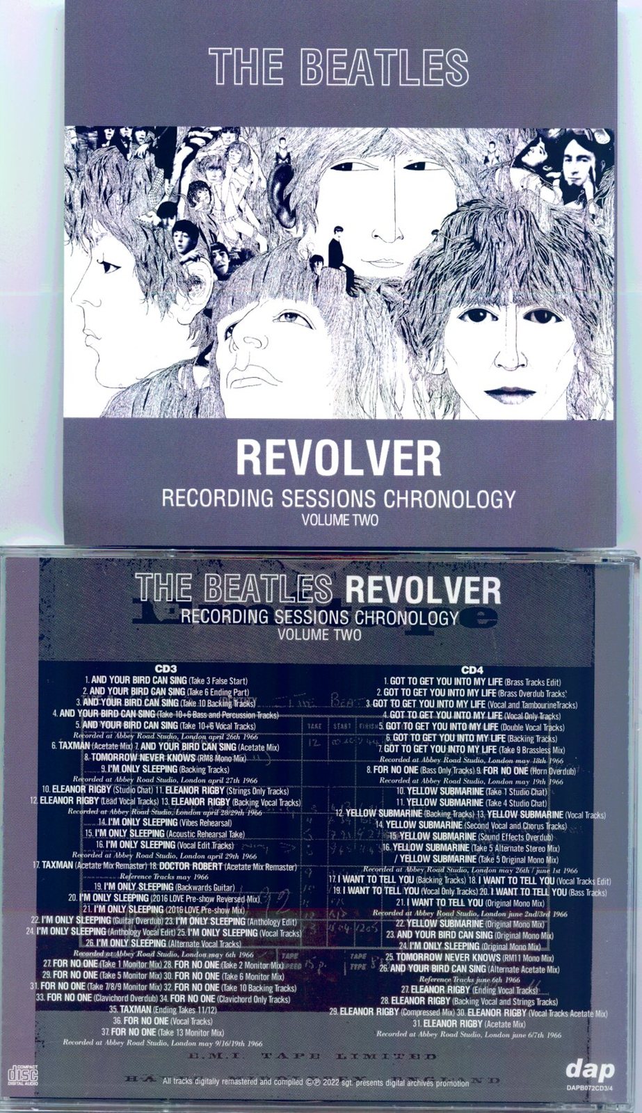 The Beatles - Revolver Recording Sessions Chronology Volume 2 ( 2 CD ...