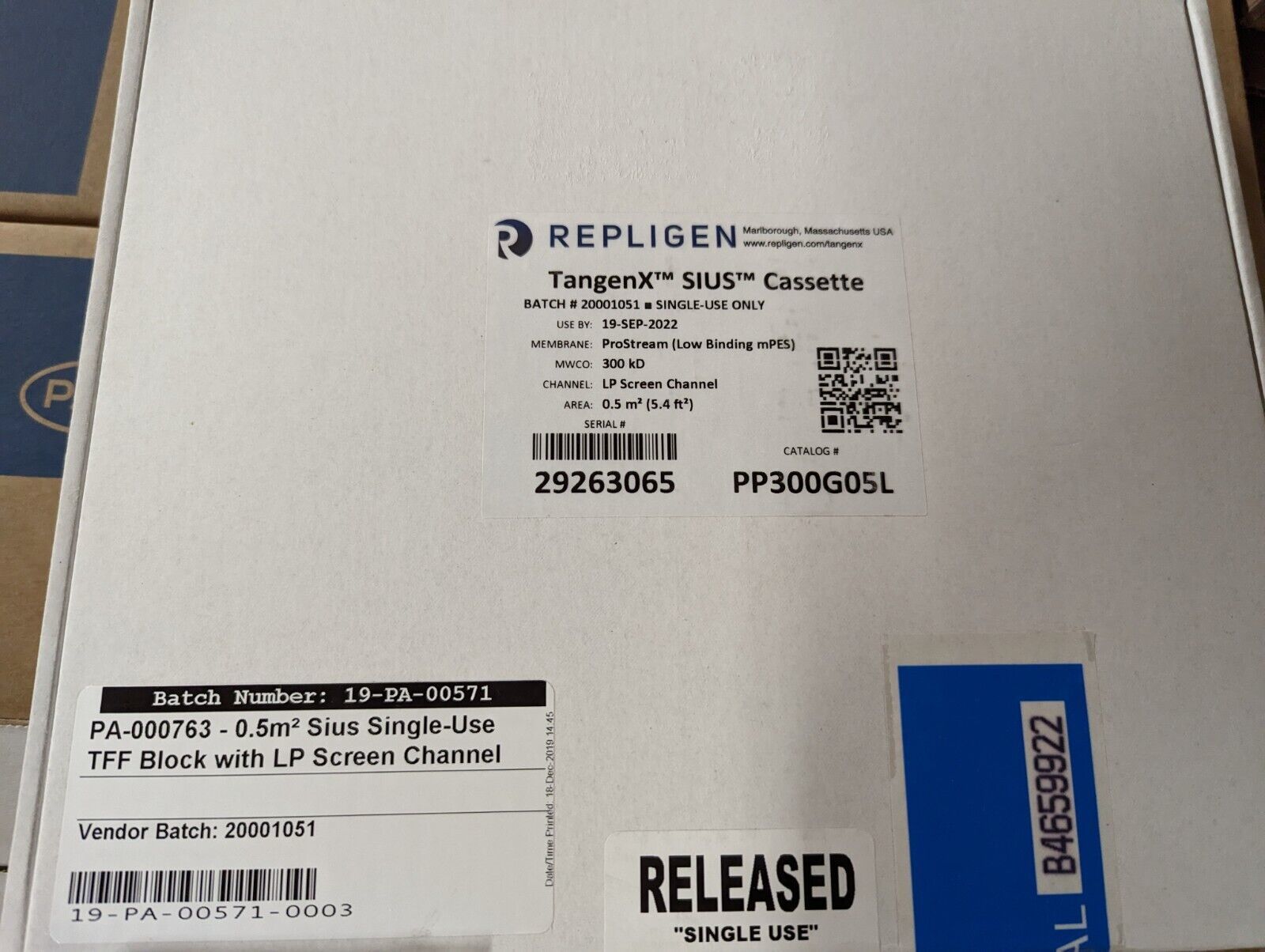 Repligen Cat# PP300G05L TangenX™ SIUS™ Cassette - Other Medical, Lab ...