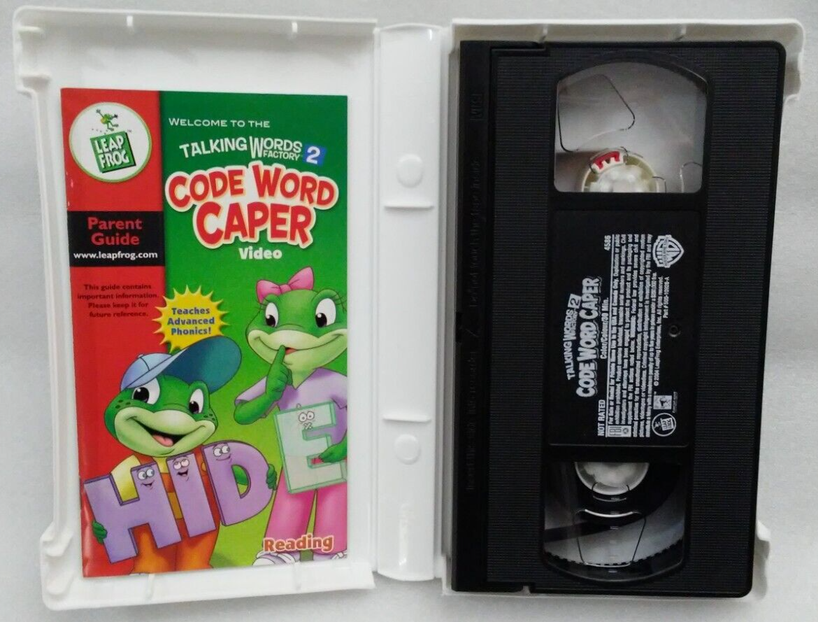 VHS Leap Frog - Code Word Caper 2 (VHS, 2004, Bullet Case, Warner Home ...