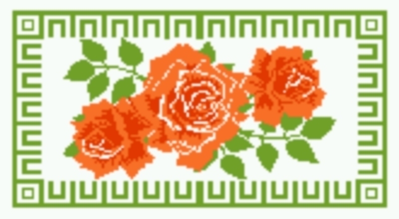 Latch Hook Pattern Chart: READICUT #148 MELODY - EMAIL2u - Latch Hooking Patterns