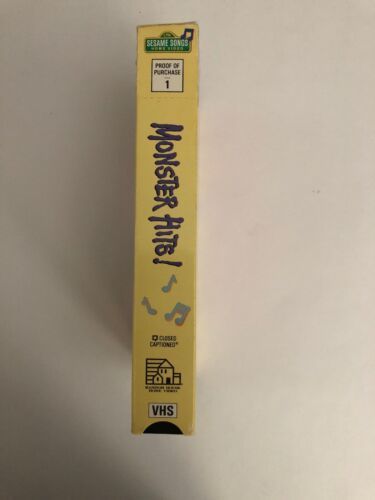 Sesame Songs:Monster Hits!by Random House(VHS 1990)TESTED RARE- SHIPS N ...