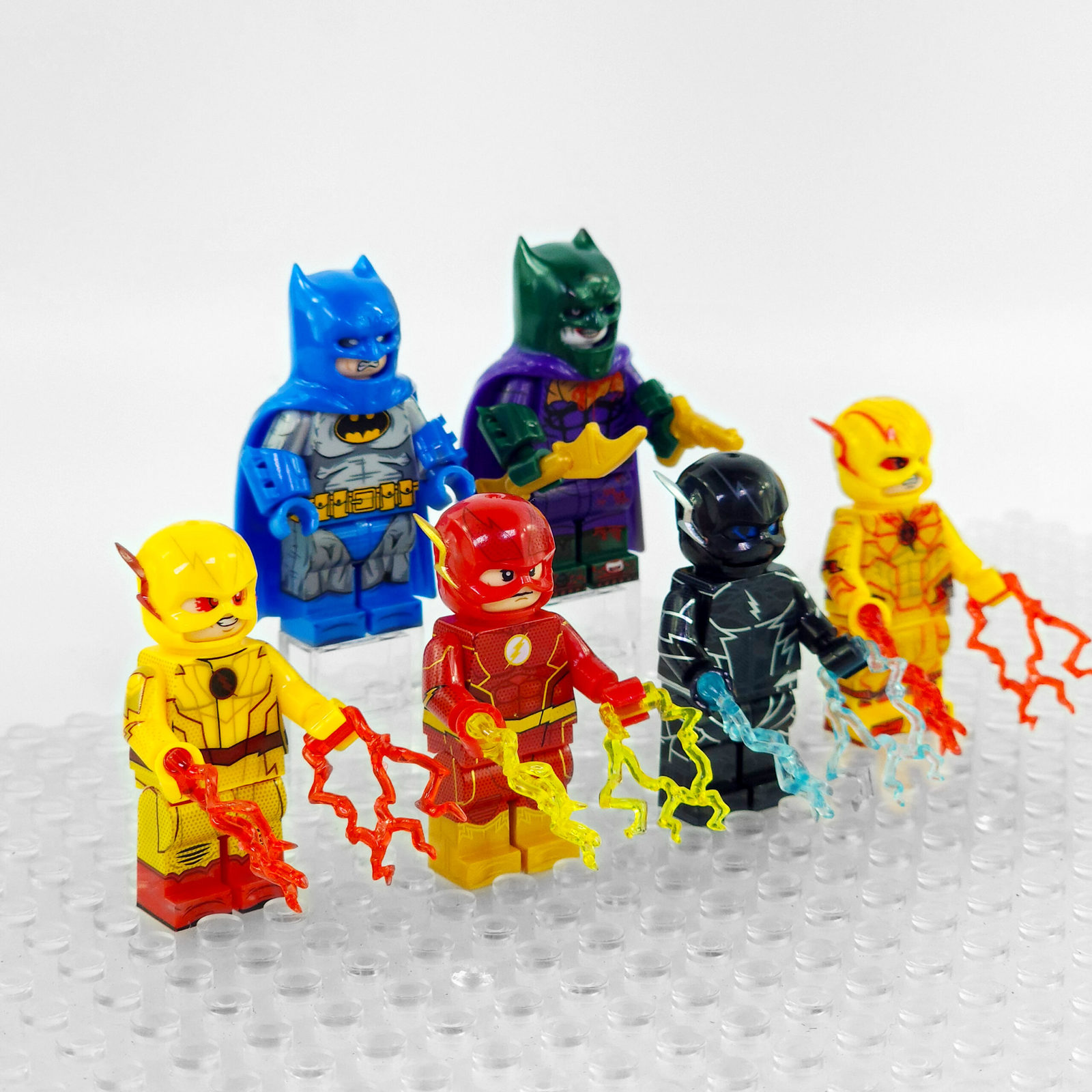 6pcs The Flash Reverse-Flash Zoom The Joker Batman Imposter Minifigures ...
