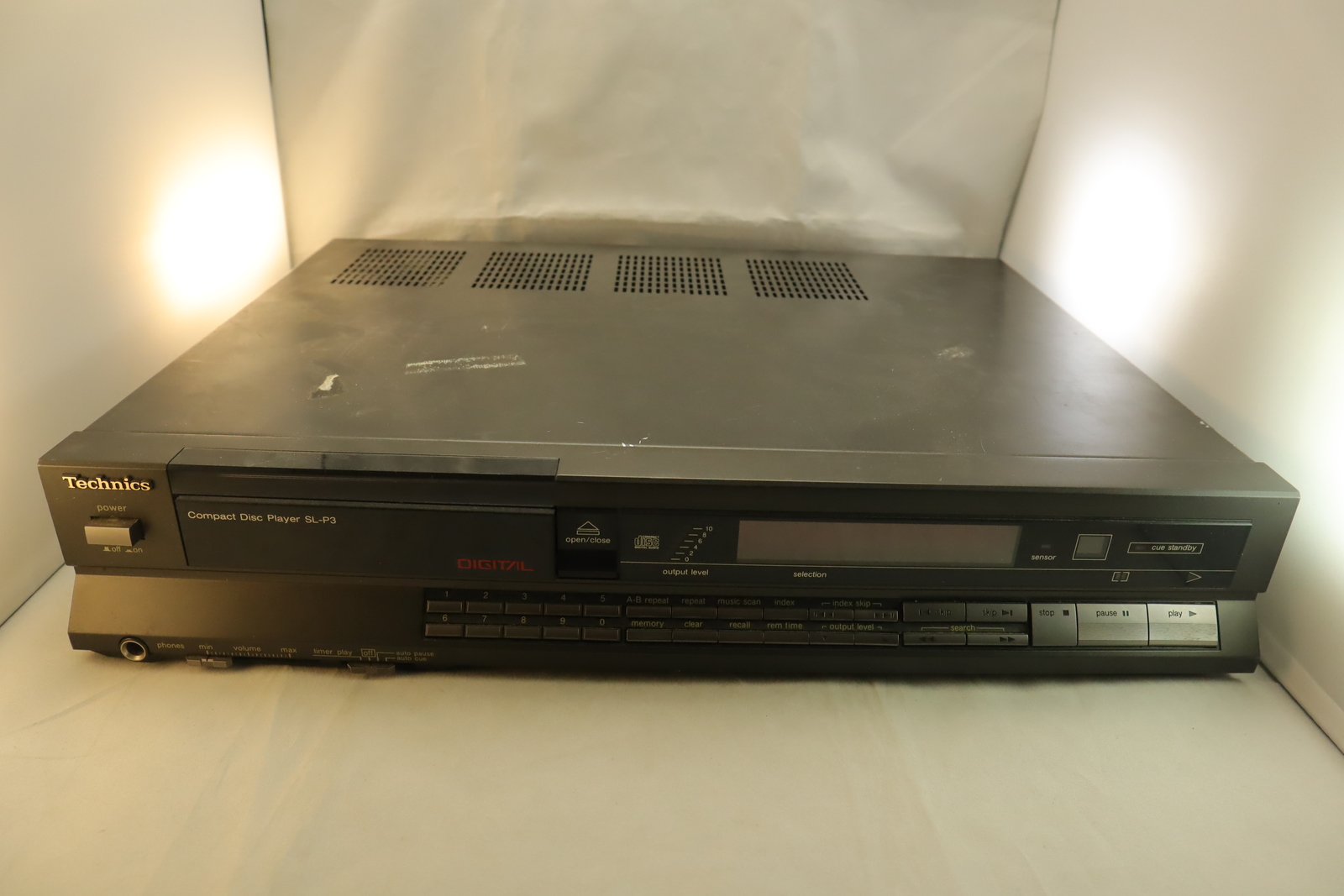 Vintage Technics Model SL-P3 Single Disc July 1985 CD Player - Home ...