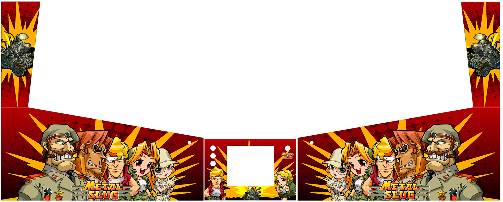 Metal Slug Pinball Decal Pinball Cabinet Graphic Art Vinyl Sticker ...