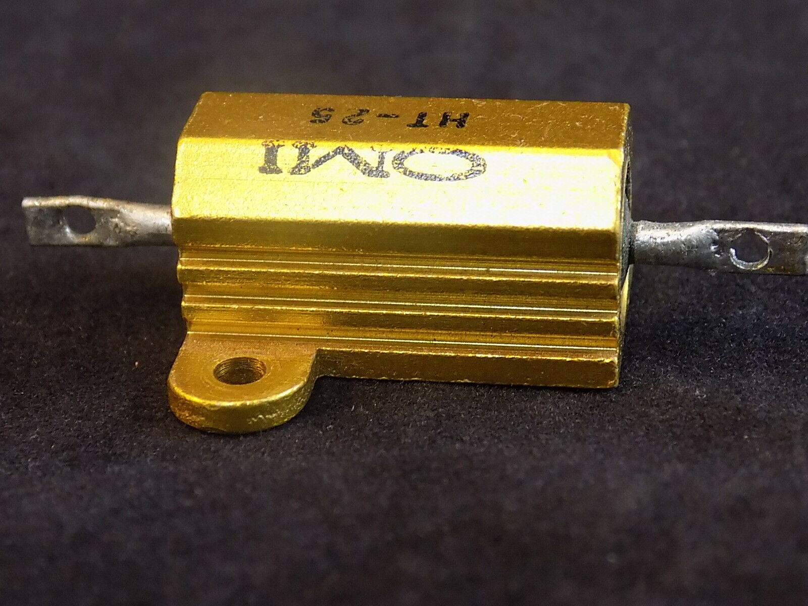 OMI HT-25 1 OHM 3% aluminum covered POWER RESISTOR set of 6 TESTED and ...
