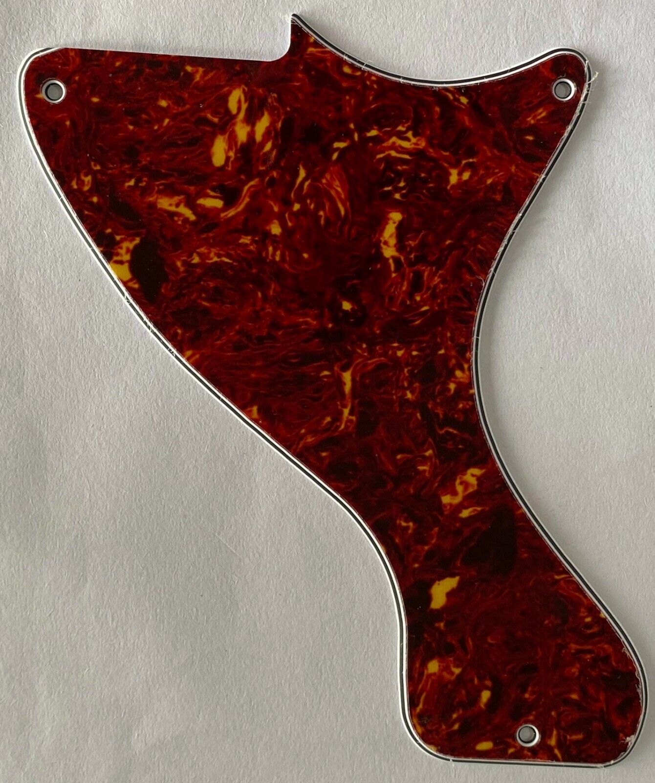 Electric Guitar Pickguard for JR LP Les Paul Junior Style,4 Ply Red ...