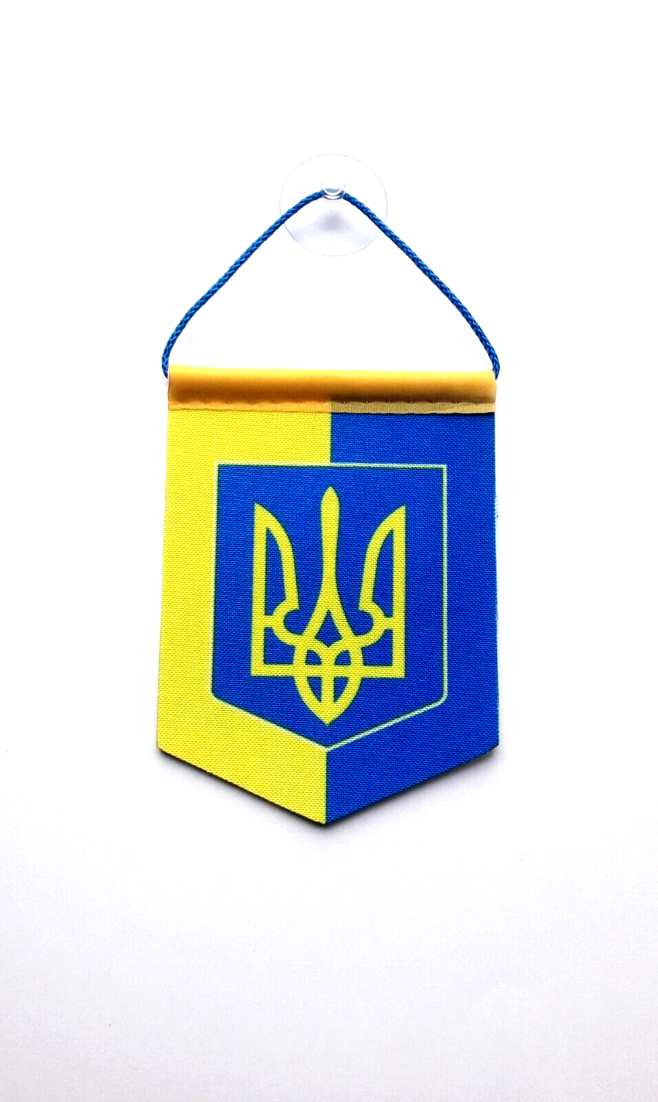 Ukrainian coat of arms Pennant Car Banner Tryzub Trident Flag of ...