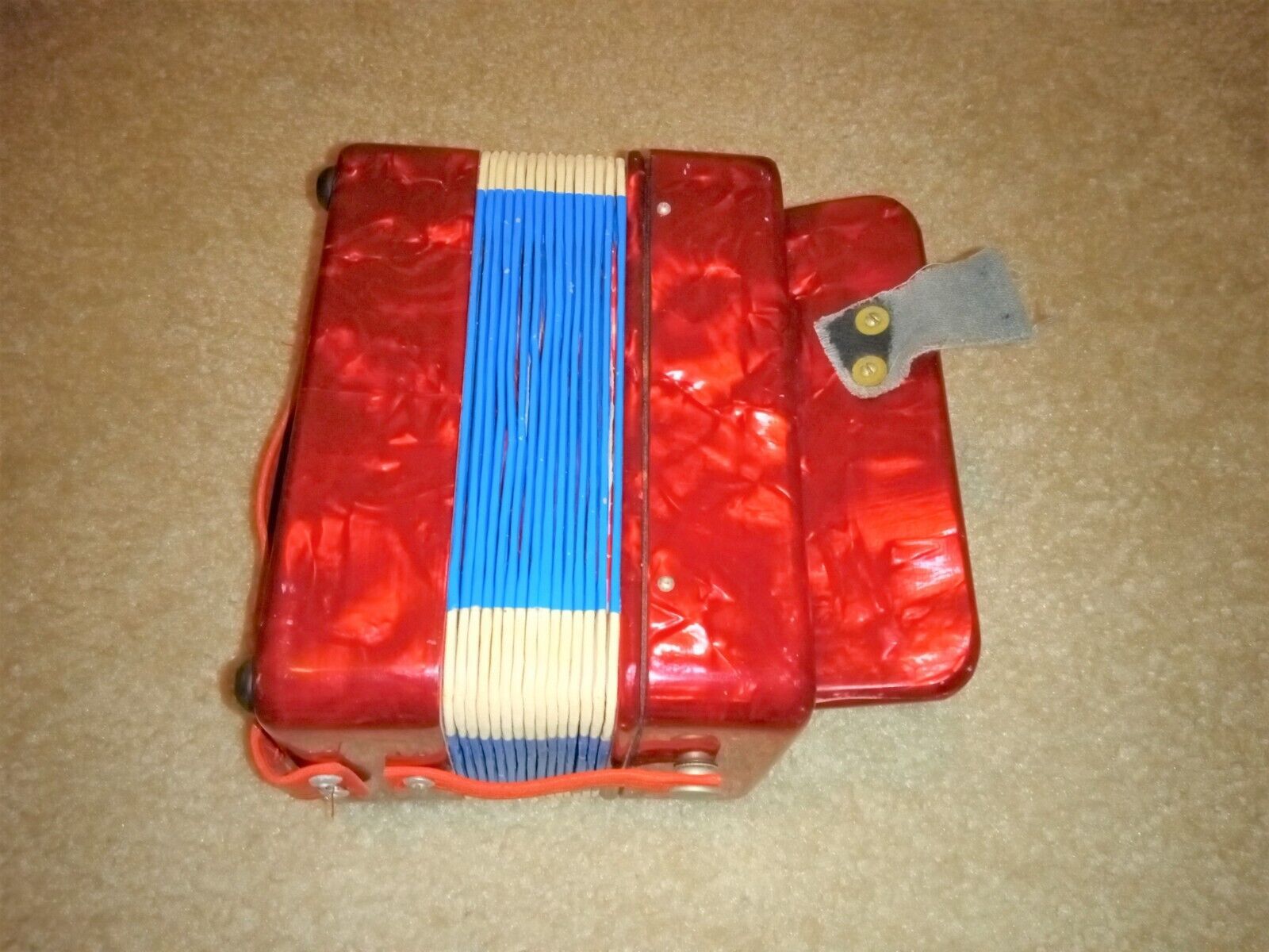 Vintage Hero Red Swirl Child Size Accordian Accordion Squeezebox Music ...