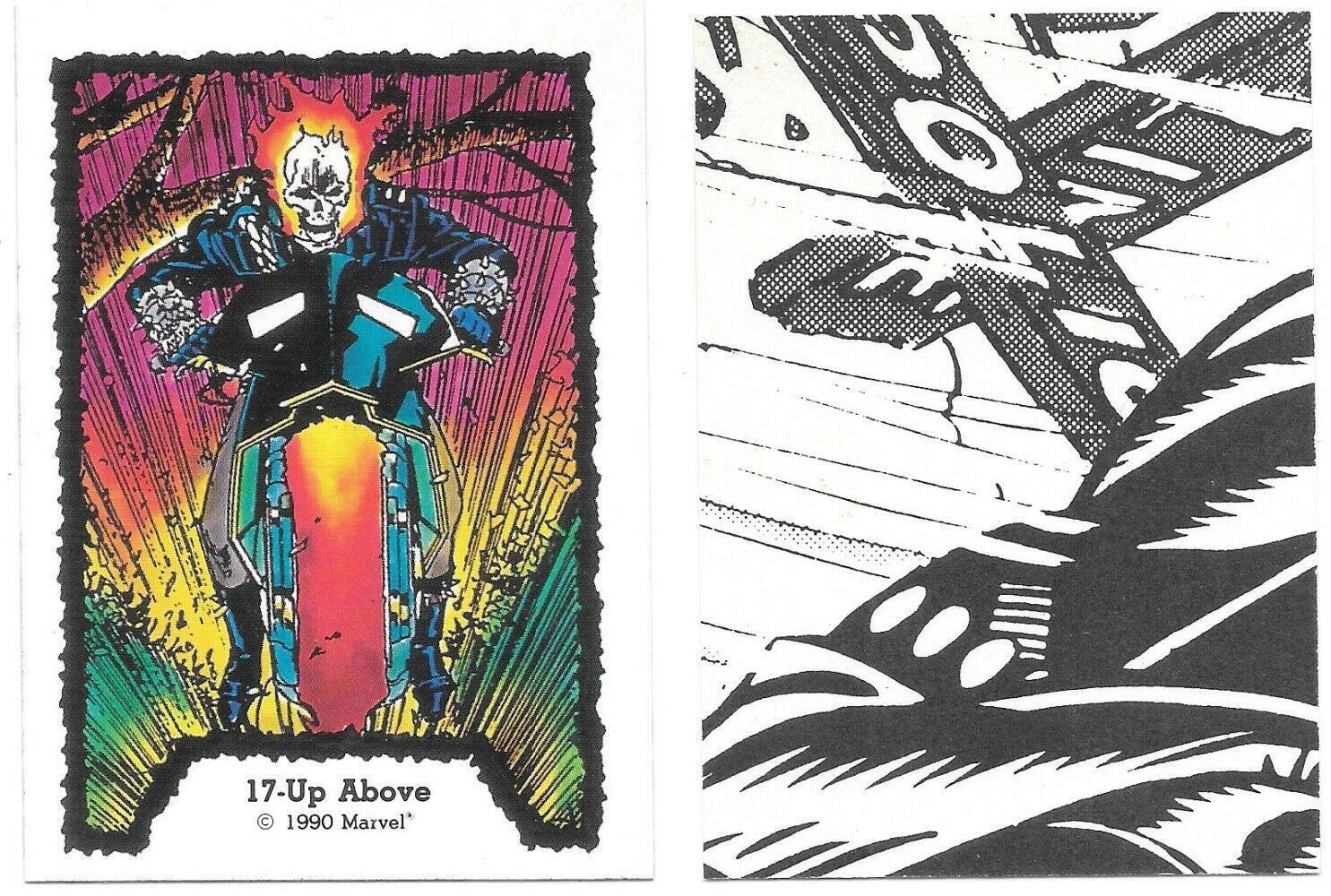 Marvel Comics Ghost Rider Trading Card SINGLES 1990 Comic Images YOU ...