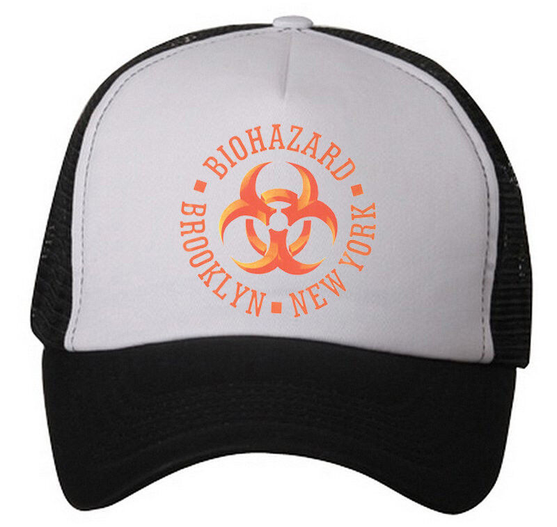 Biohazard Hat (snapback trucker hat) Brooklyn, NY logo DFL -Madball ...