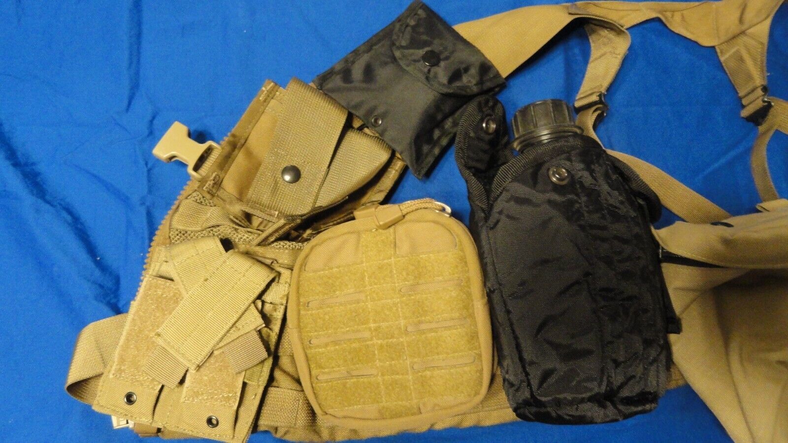 COYOTE TAN FLC FIELD LOAD BEARING FULLY LOADED COMBAT TACTICAL CHEST ...