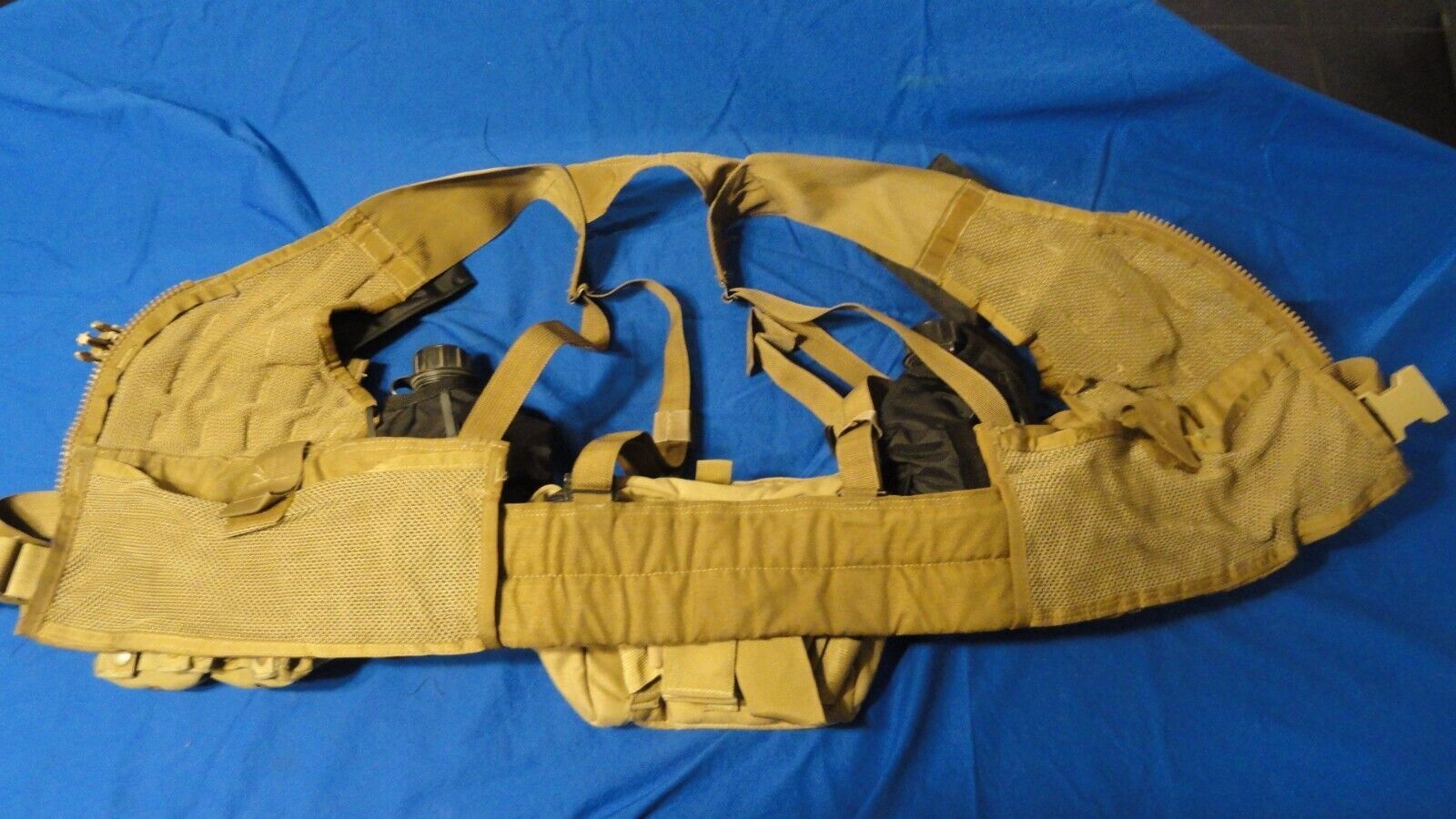 COYOTE TAN FLC FIELD LOAD BEARING FULLY LOADED COMBAT TACTICAL CHEST ...