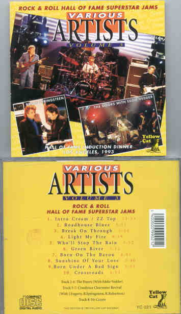 Various Artists - Rock 'N' Roll Hall Of Fame Superstars Jams ( Yellow ...