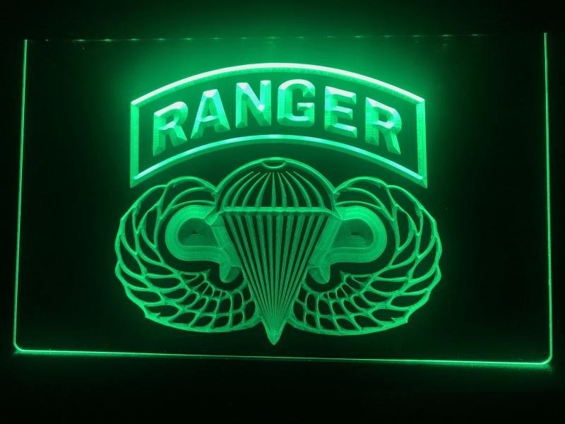 US Army Ranger Illuminated Led Neon Sign Home Decor, Office,Lights ...
