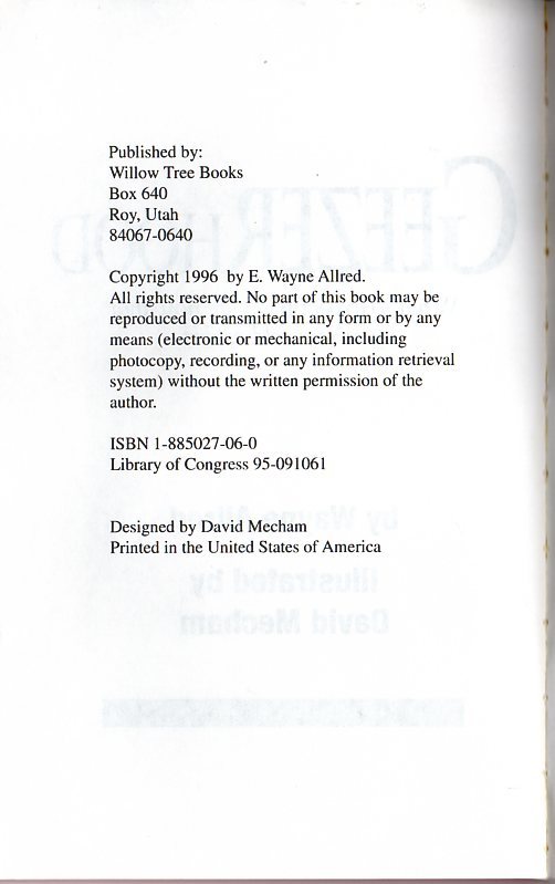 Geezerhood by Wayne Allred - A Willow Tree Book - Books