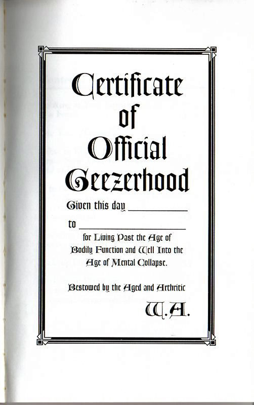 Geezerhood by Wayne Allred - A Willow Tree Book - Books