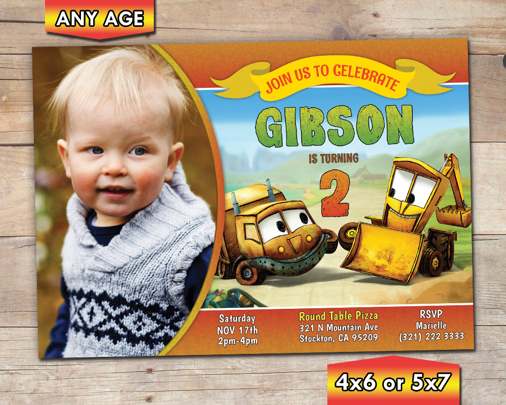 The Stinky & Dirty Show Birthday Invitation / The Stinky & Dirty Photo ...