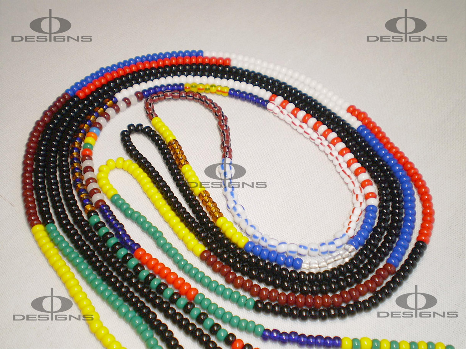 Santeria Elekes Set 3 pcs, 7 Africans Powers, Flag Eleke, Orun, Palo ...