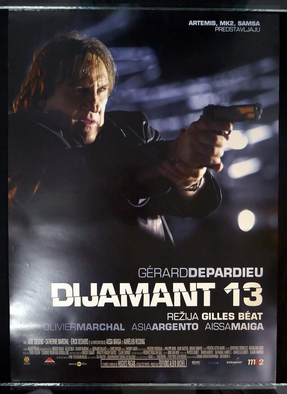 Original Movie Poster Diamant 13 Gerard Depardieu Gilles Behat 2009 ...