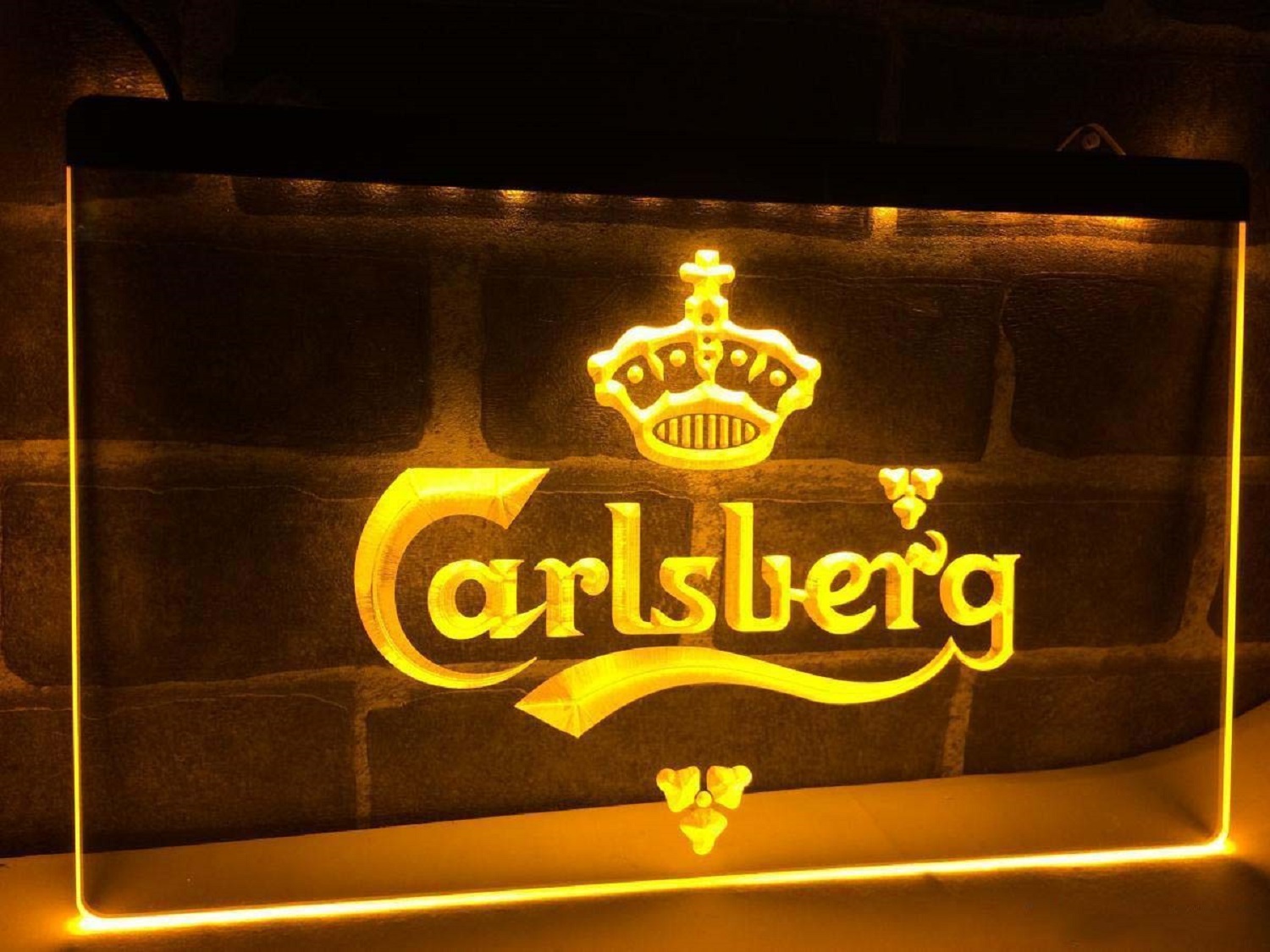 Carlsberg Beer Illuminated Led Neon Sign Home Decor, Bar, Pub, Lights ...