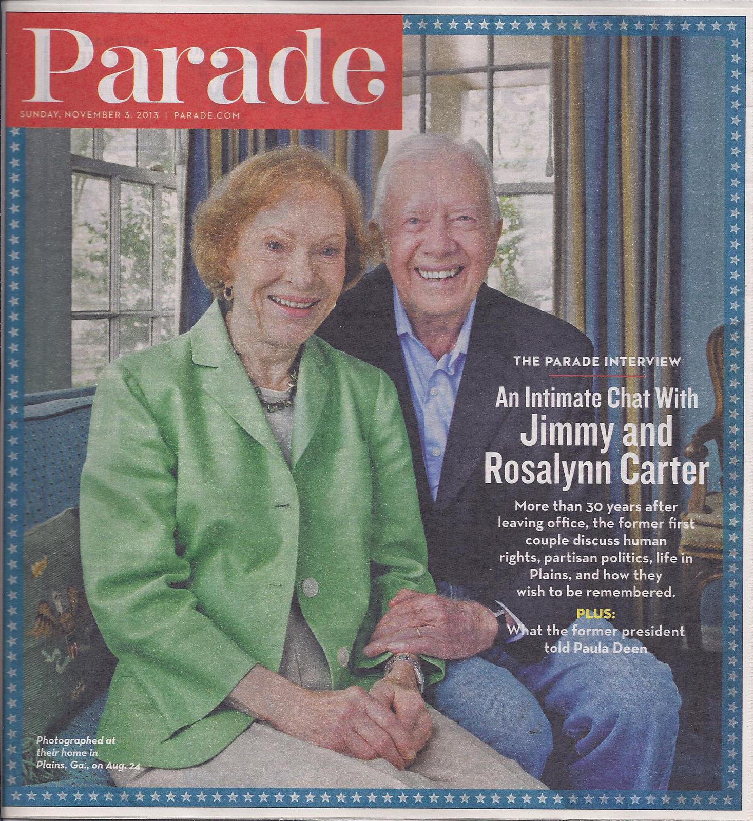 JIMMY & ROSALYNN CARTER @ PARADE Las Vegas Mag NOV 2013 - DVDs & Blu ... JIMMY & ROSALYNN CARTER @ PARADE Las Vegas Mag NOV 2013 - DVDs & Blu ...