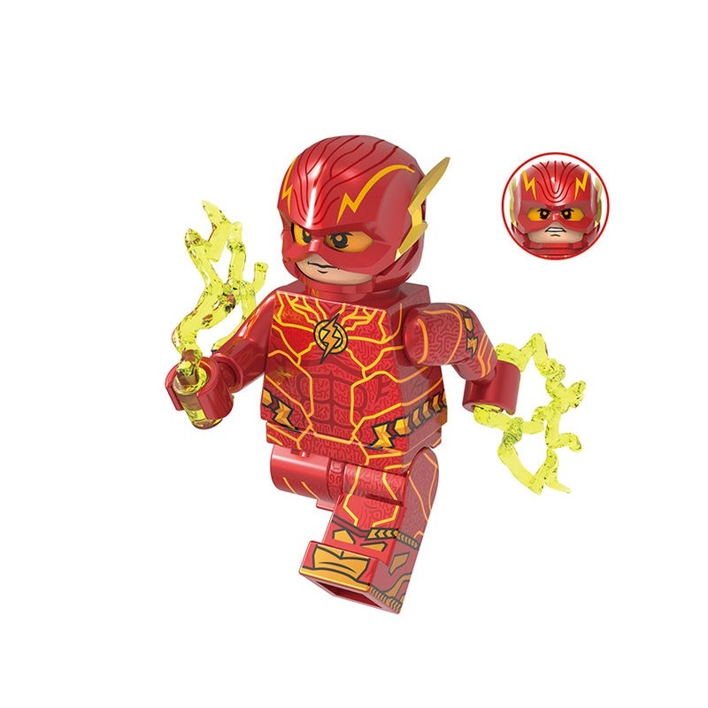 The Flash lightning Minifigures Accessories - Building Toy Complete ...