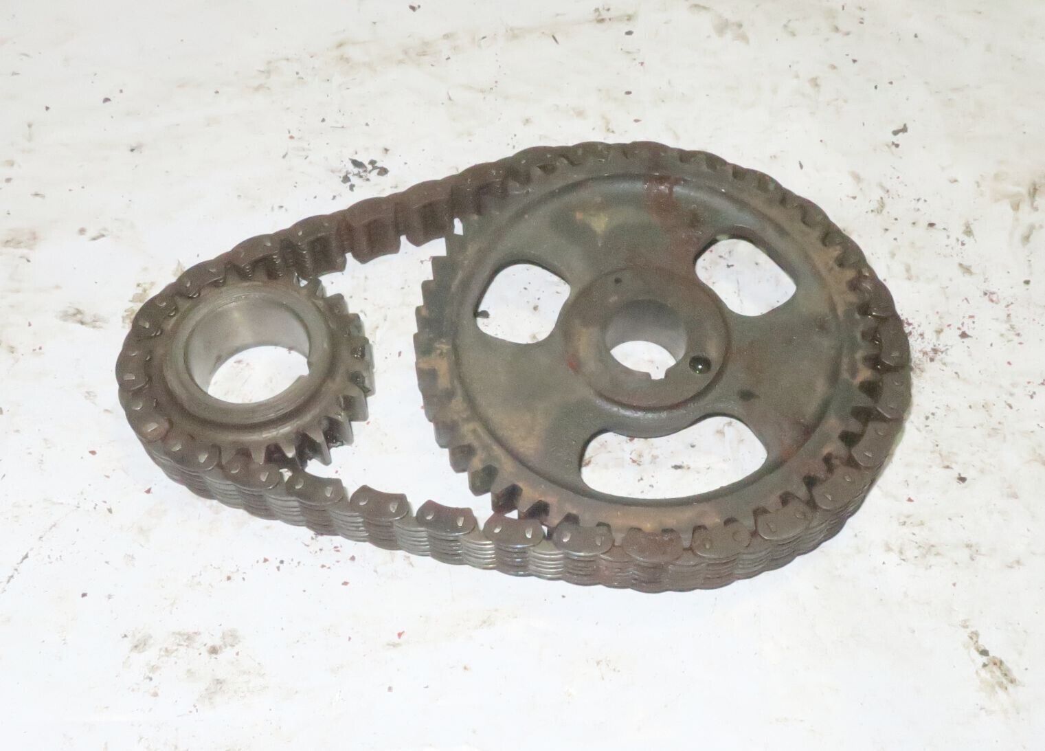 1961 Gray Marine V8-170 AMC Rambler 327 OEM Timing Chain & Gear ...