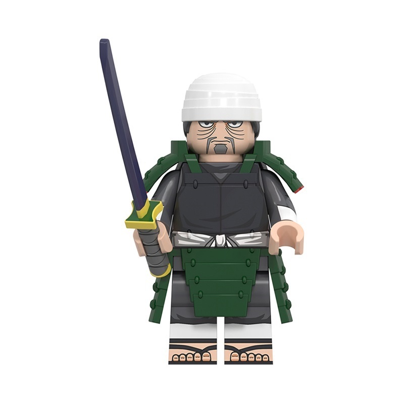 Naruto Series Mifune Samurai Minifigures Weapons and Accessories - Building Toy Complete Sets ...