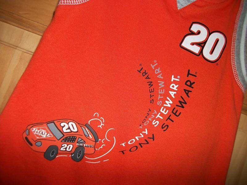Racing Nascar Baby Clothes 0M-3M Tony Stewart Orange Shortall #20 Car ...