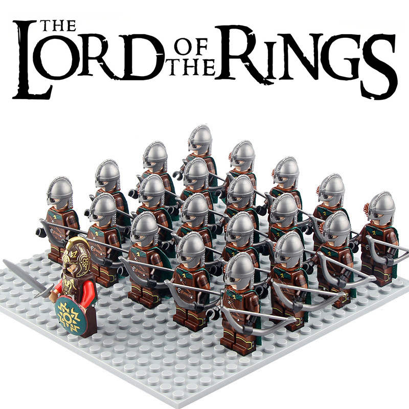 The Rohan Soldiers Elite Archers Army Lord of the Rings Custom 21 ...