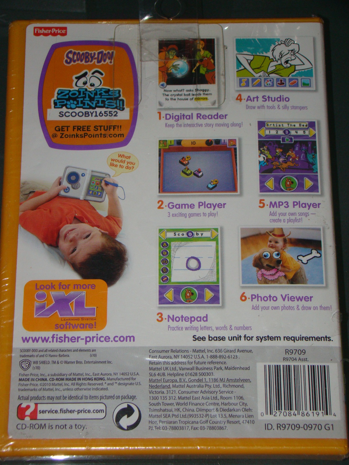 Fisher-Price iXL Learning System - SCOOBY-DOO! - Video Games