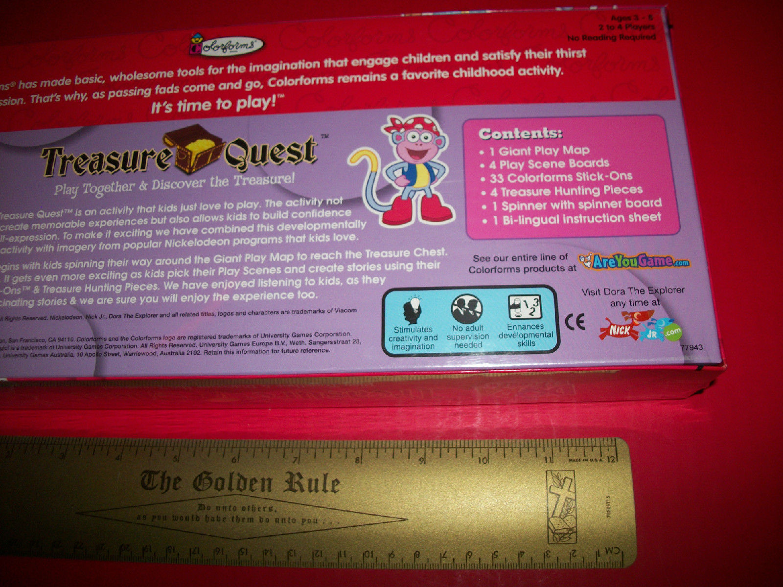 Dora The Explorer Game Set Nick Colorforms and 50 similar items