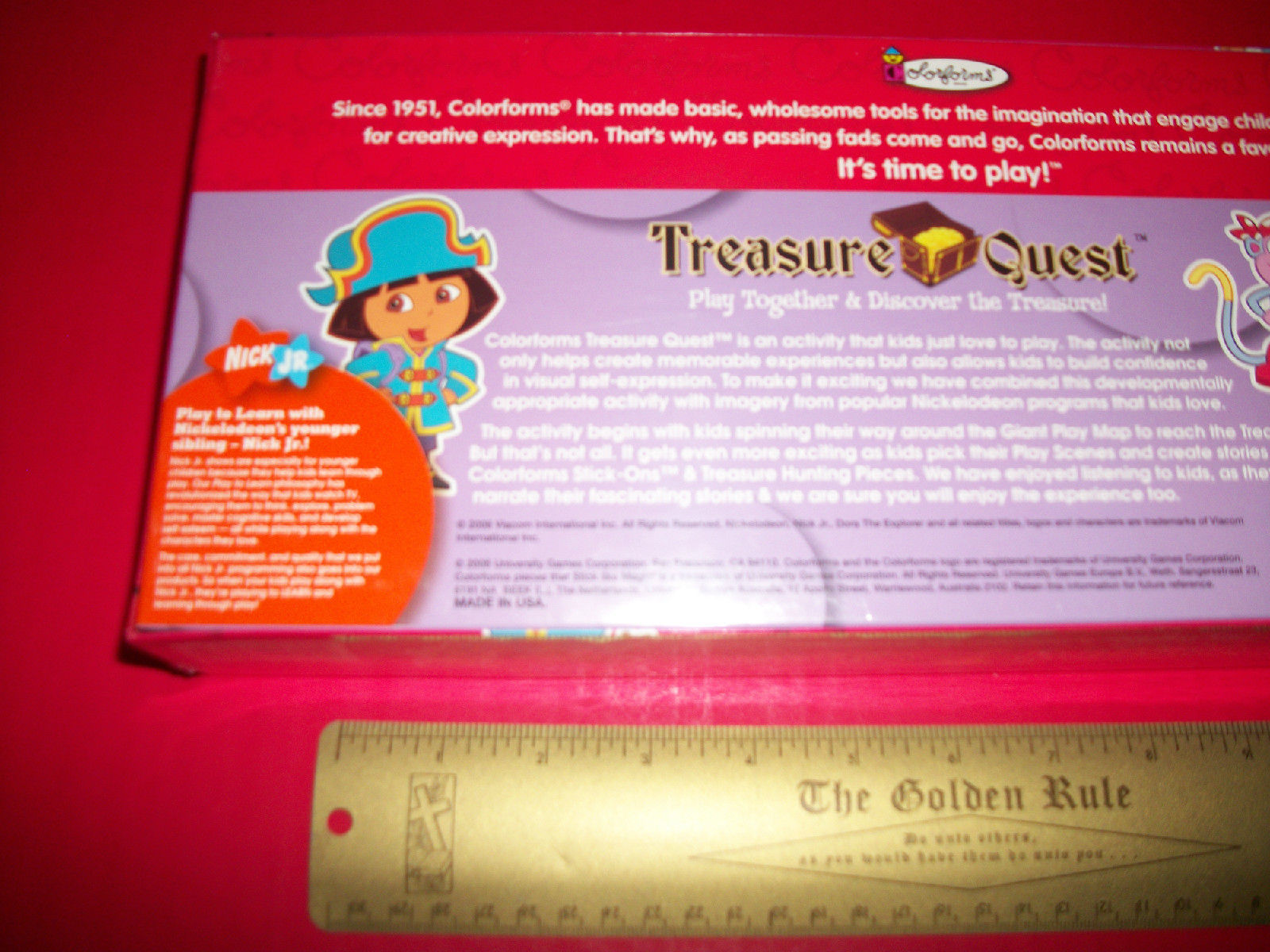 Dora The Explorer Game Set Nick Colorforms and 50 similar items