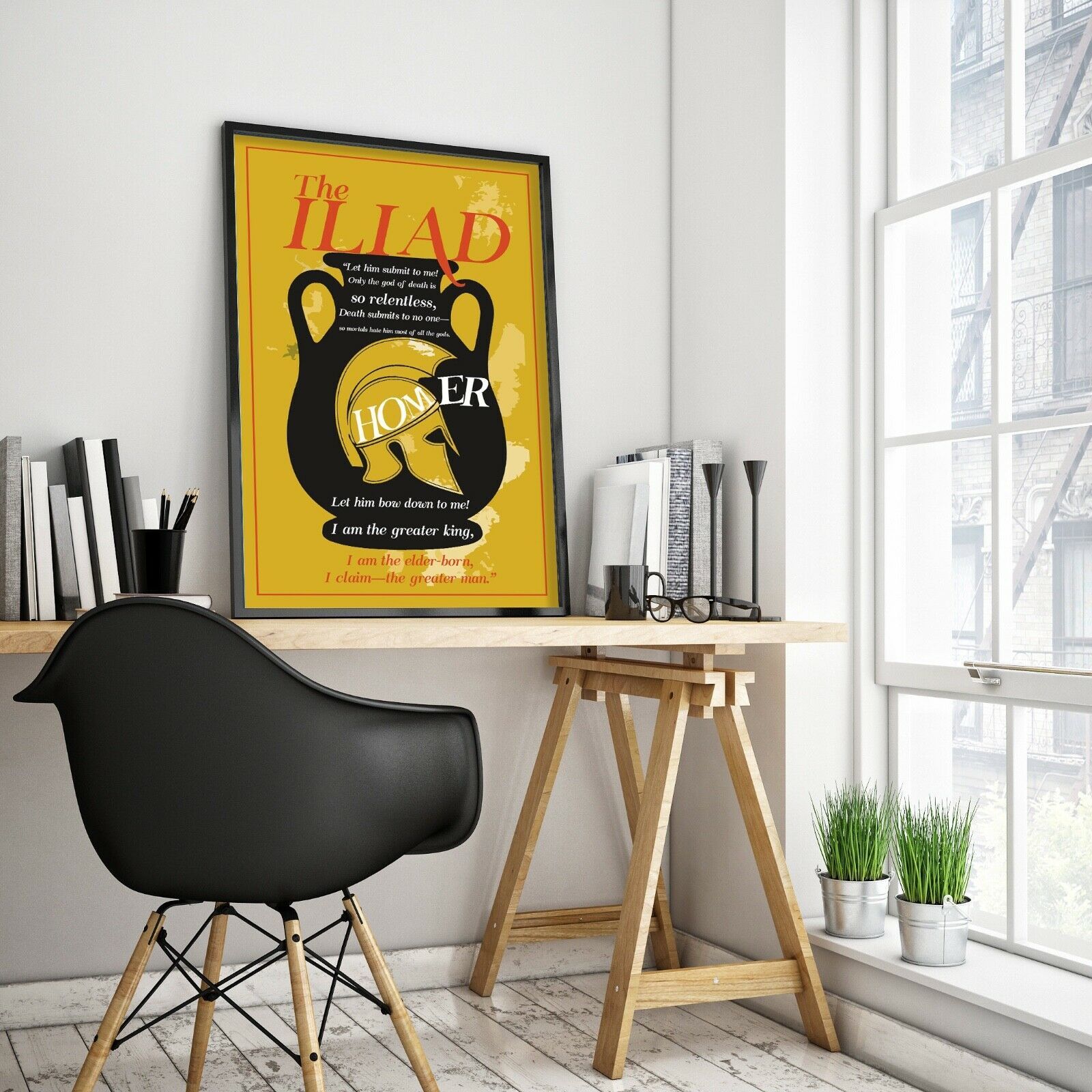 The Iliad by Homer Book Poster - Art Posters