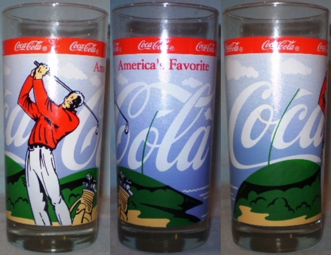 Coca~Cola Glass Sports Golf No. 2 - Promo Glasses