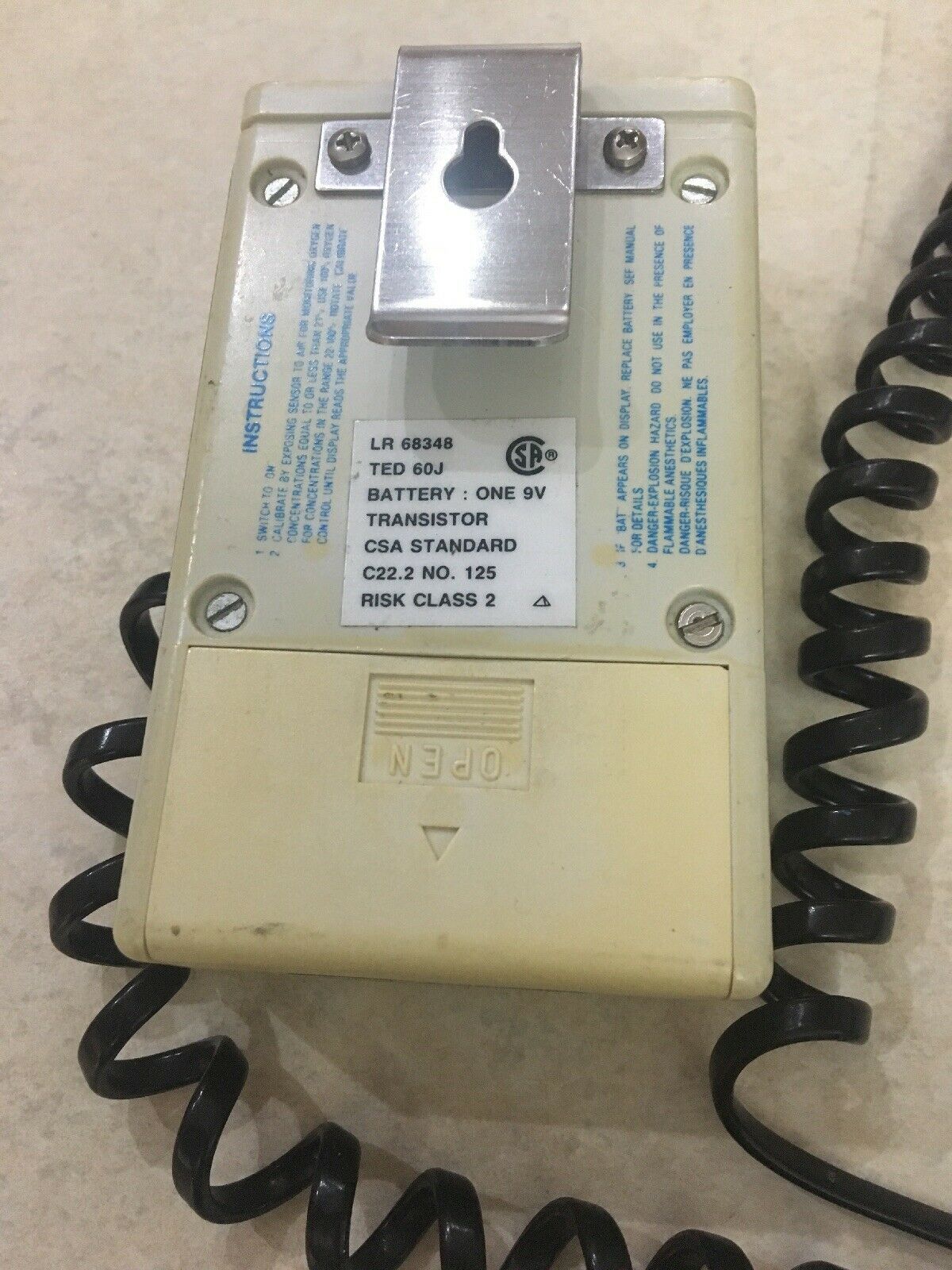 Teledyne PERCENT OXYGEN Analytical TED 60J Oxygen Analyser (Digital LCD ...